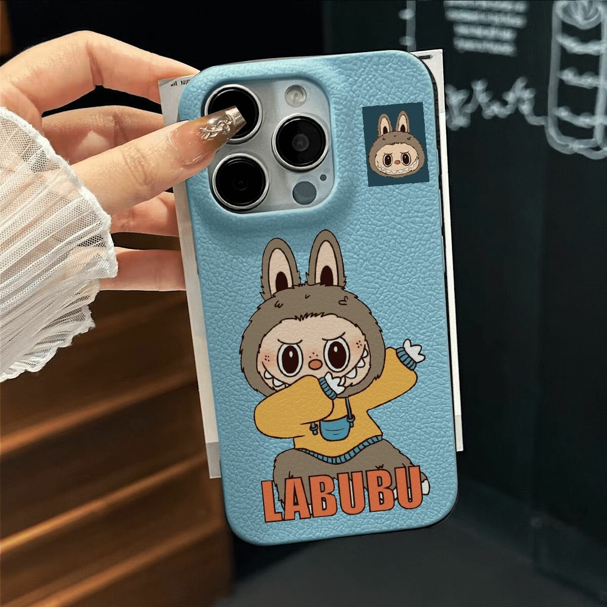 Чехол длятелефона Labubu для Apple iPhone 15 pro max