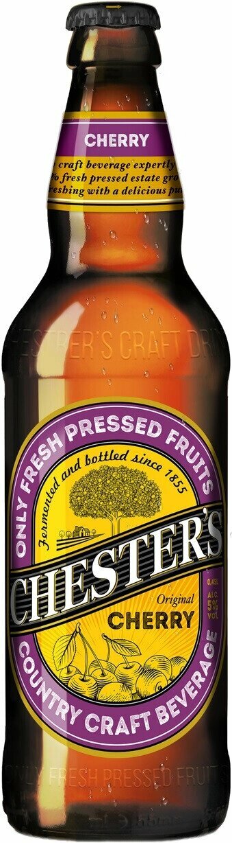Сидр "Chester's" Cherry, 20 шт, 0.45 л