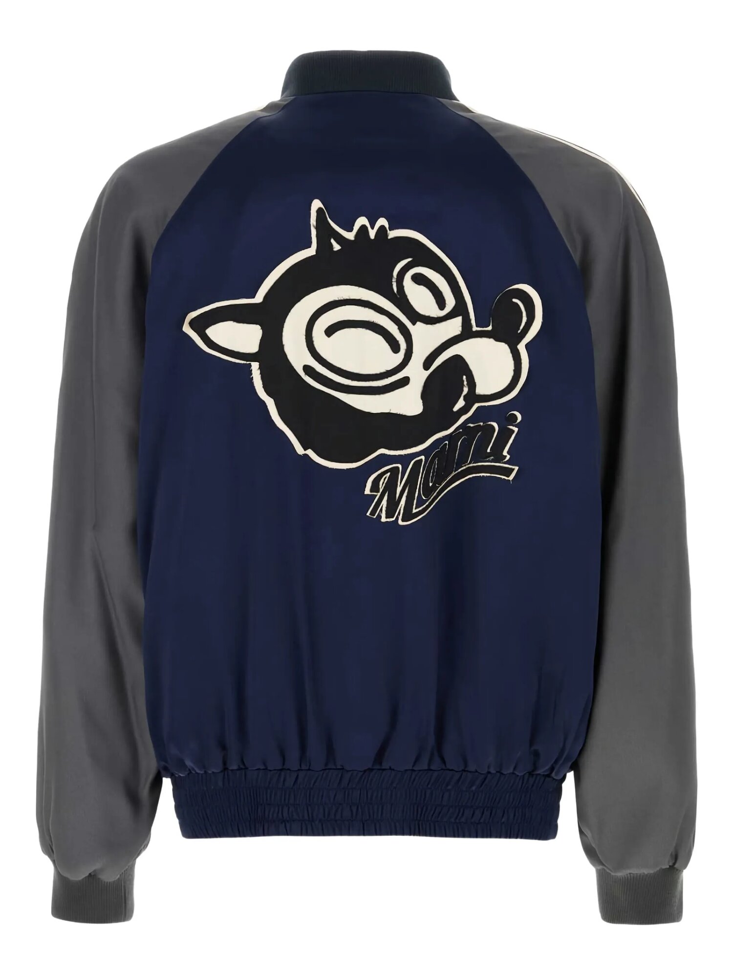 Куртка Marni Satin bomber jacket, размер 48, blue — фото 1