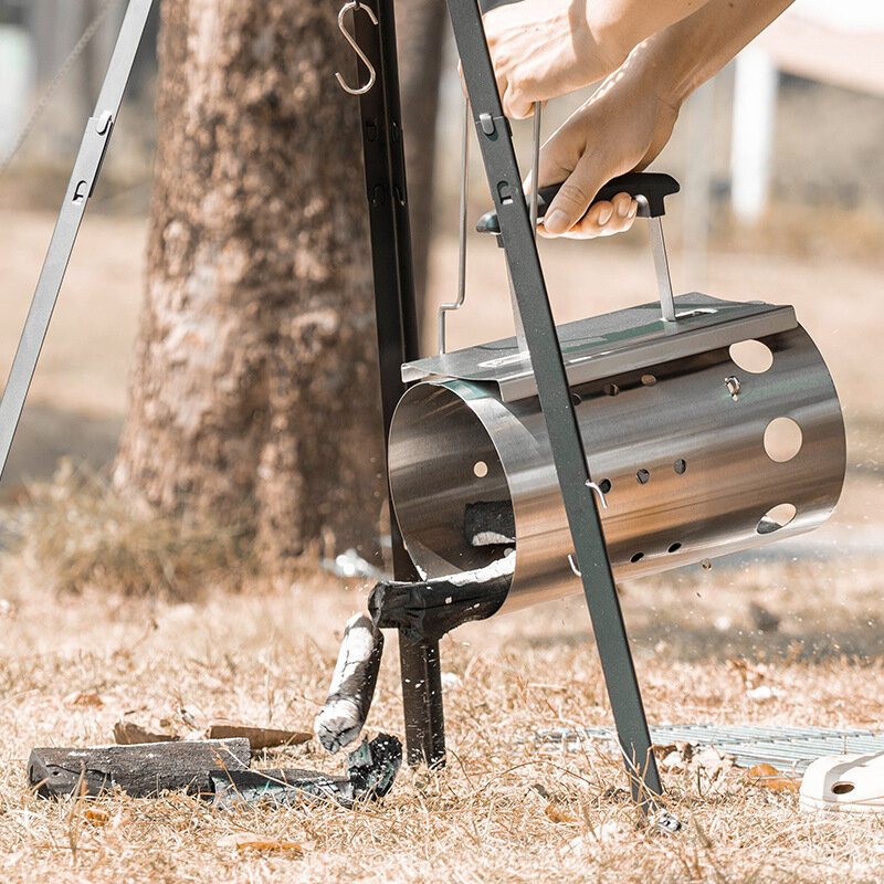 Стартер для розжига угля, Переносной прибор из нержавеющей стали