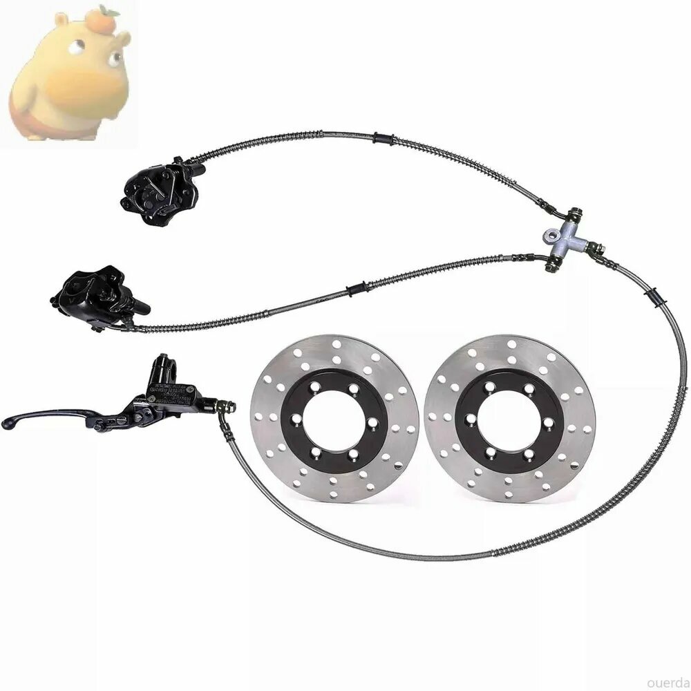 KNOW EASY-Передний гидравлический двойной тормозной суппорт в сборе для квадроцикла, багги, картинга-ouerda