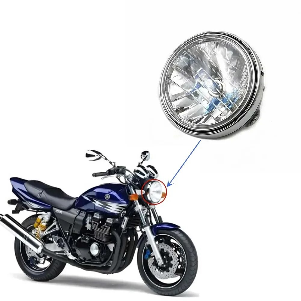 Для Yamaha XJR400 XJR 1200 XJR1300 FZX250 аксессуары для мотоциклов фара передняя фара XJR400 лампа для мотоцикла