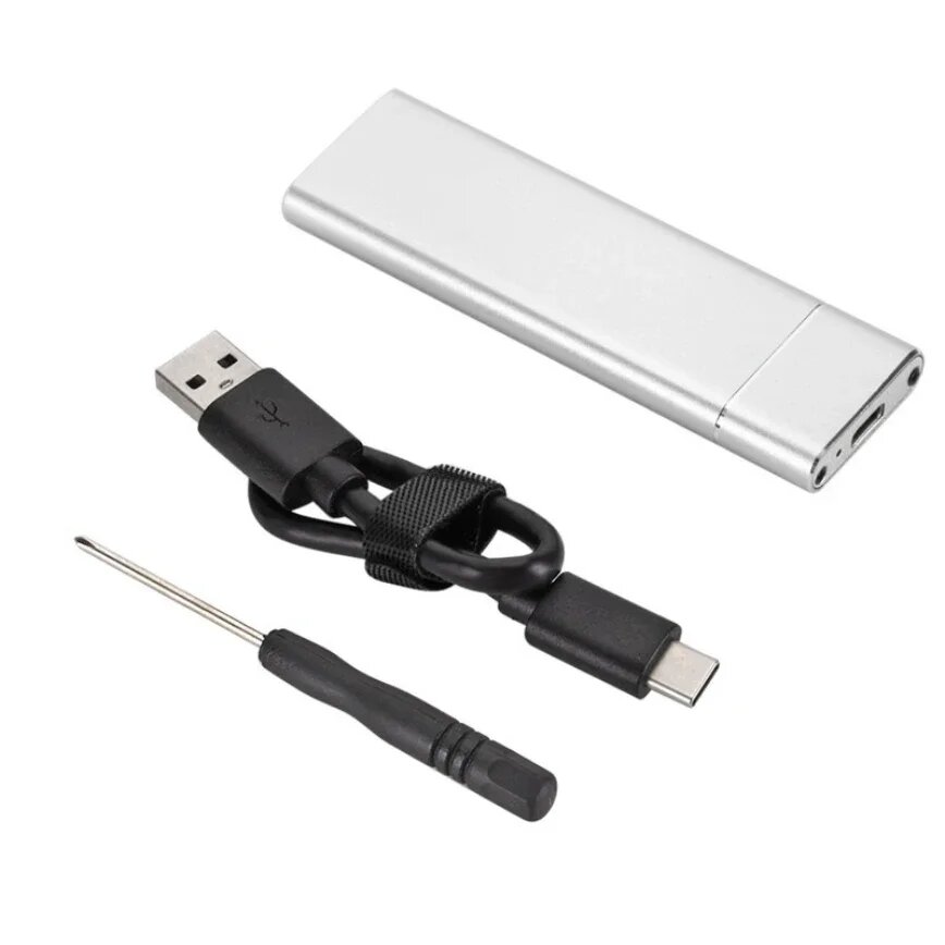 USB 3.1 Адаптер для M.2 SSD Silver