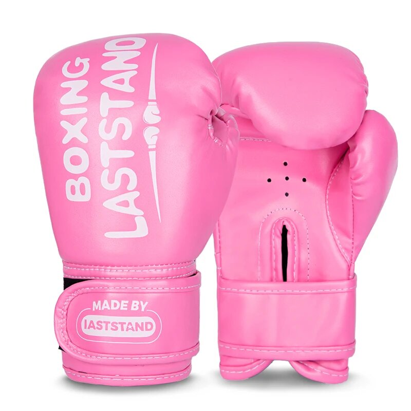GINGPAI SPORT Боксерские перчатки для детей 3-8 лет Розовый, Y HL Pink white