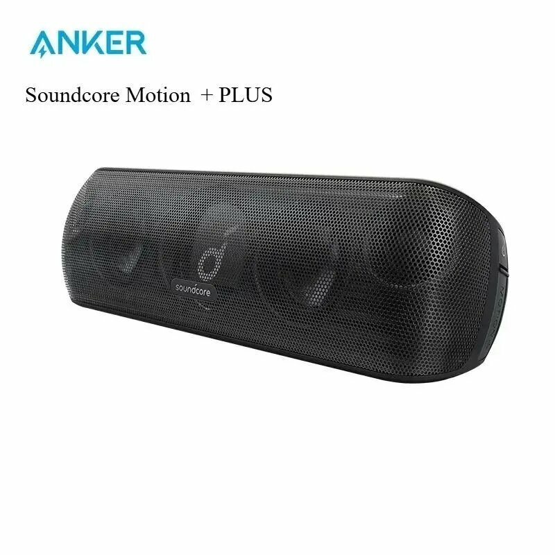 Anker Soundcore Motion + Plus Расширенные басы и высокие частоты, Беспроводная портативная колонка HiFi