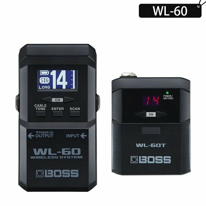 Цифровая беспроводная гитарная система, Boss WL-60, имитацией звука по кабелю