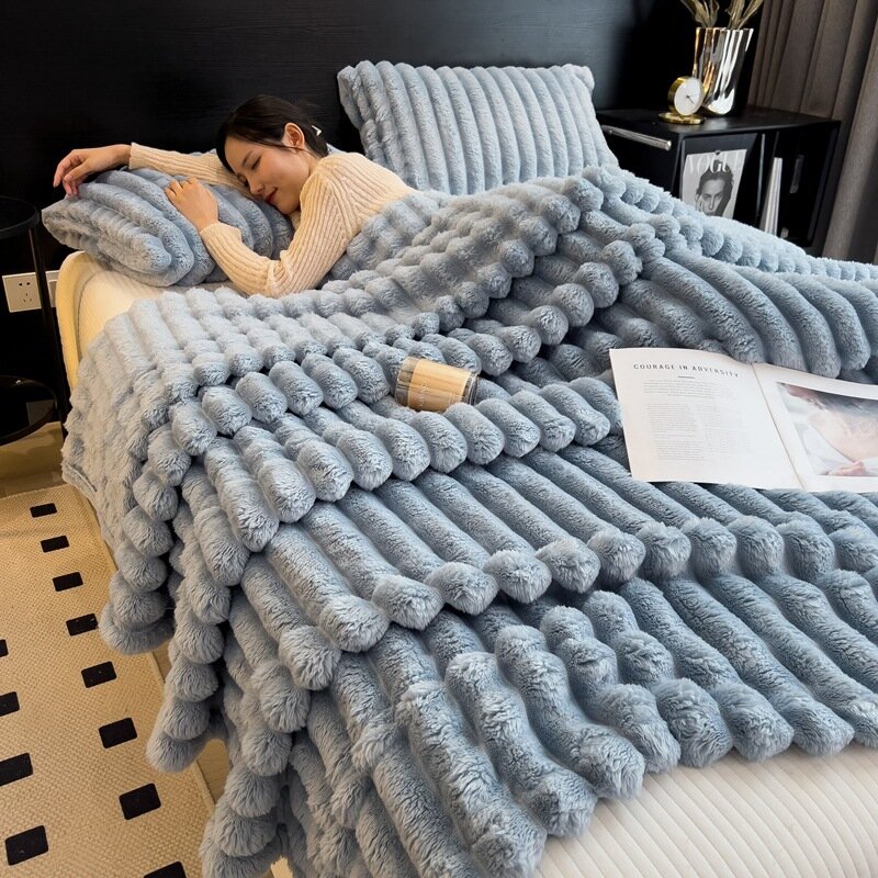 Одеяло "Ниша", флисовое, 150х200 см, цвет звездно-голубой