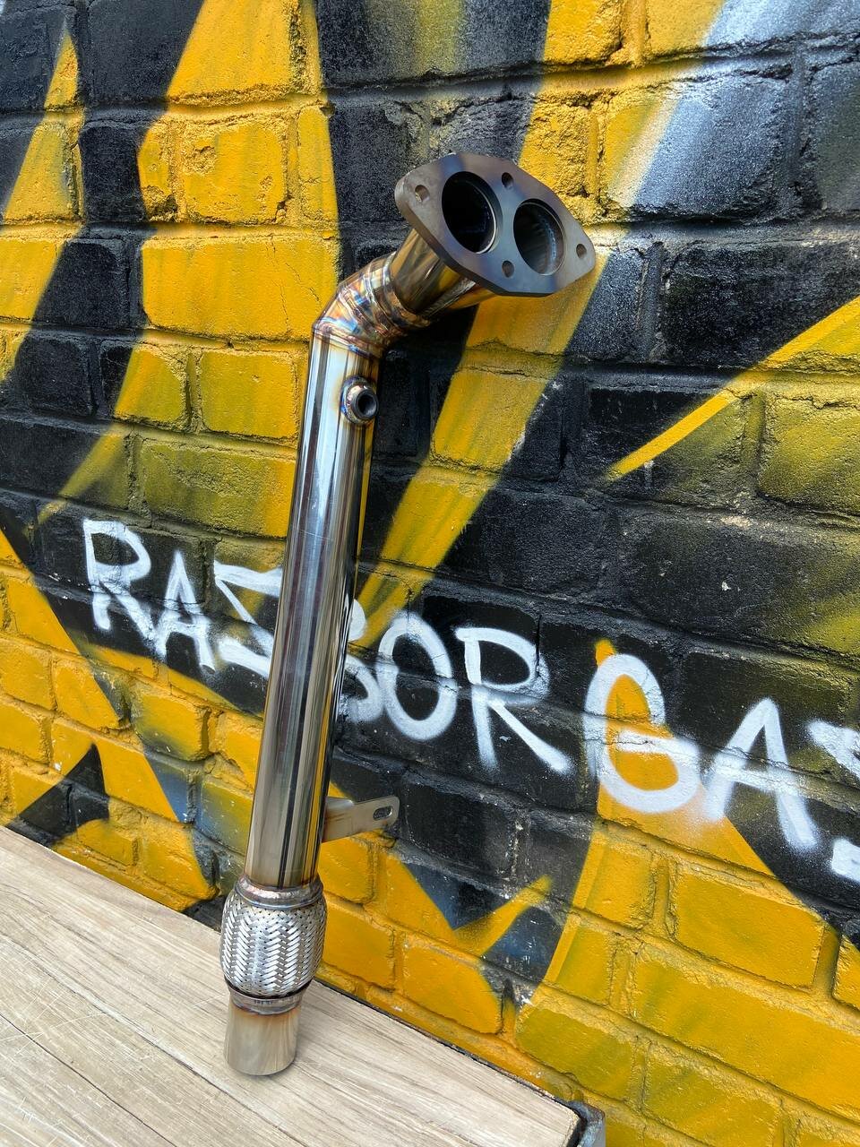 Труба приемная из нержавеющей стали, для автомобилей ГАЗель с двигателями ЗМЗ 405-409