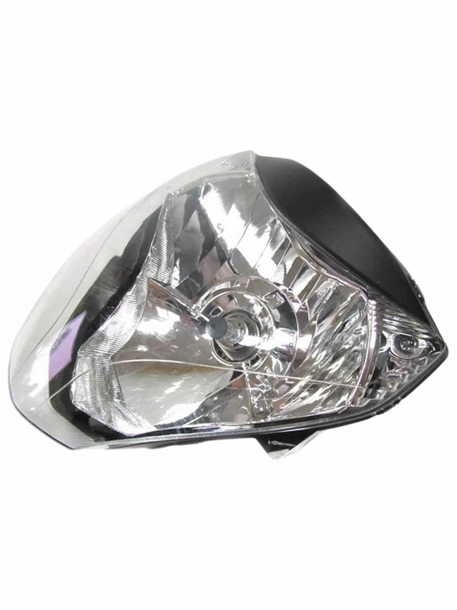 Блок-фара передняя, основной свет, в сборе 12В, мотоцикл Stels Flex 250, Q42E140 (item:200)