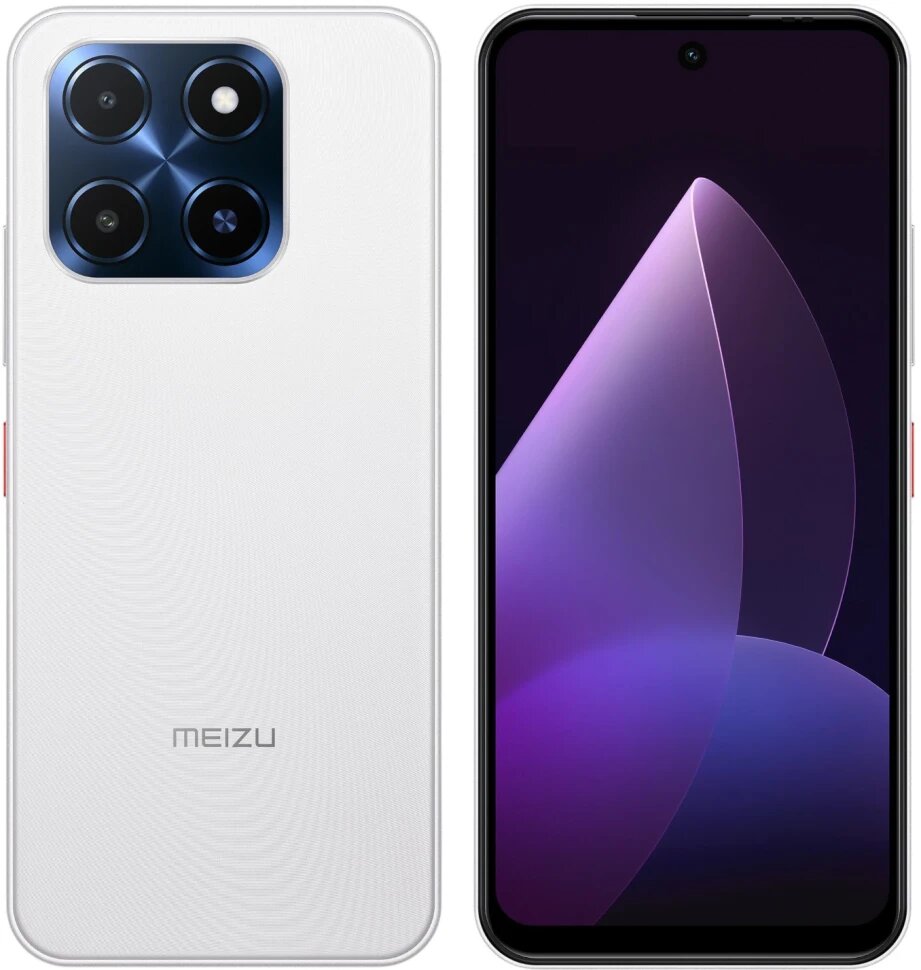 6.79" Смартфон Meizu Mblu 22 4/128 ГБ, 1640x720, IPS, 90 Гц, 5000 мА*ч, белый