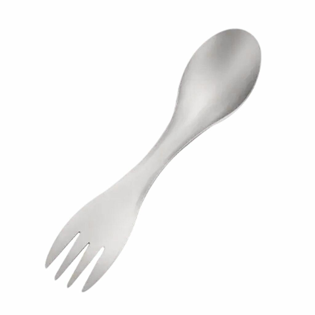 Spork 2 в 1 легкая ложка-вилка столовая посуда для кемпинга, походов, пикников, столовых приборов