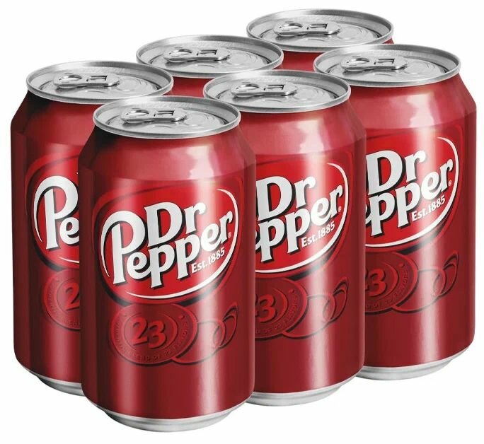 DrPepper Classic 355мл*6 шт (США)