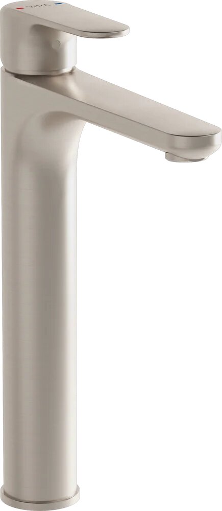 Смеситель для раковины VitrA Root Round A4270734EXP матовый, кран для ванной в раковину, из латуни, рычажный, с керамическим картриджем, с функцией экономии расхода