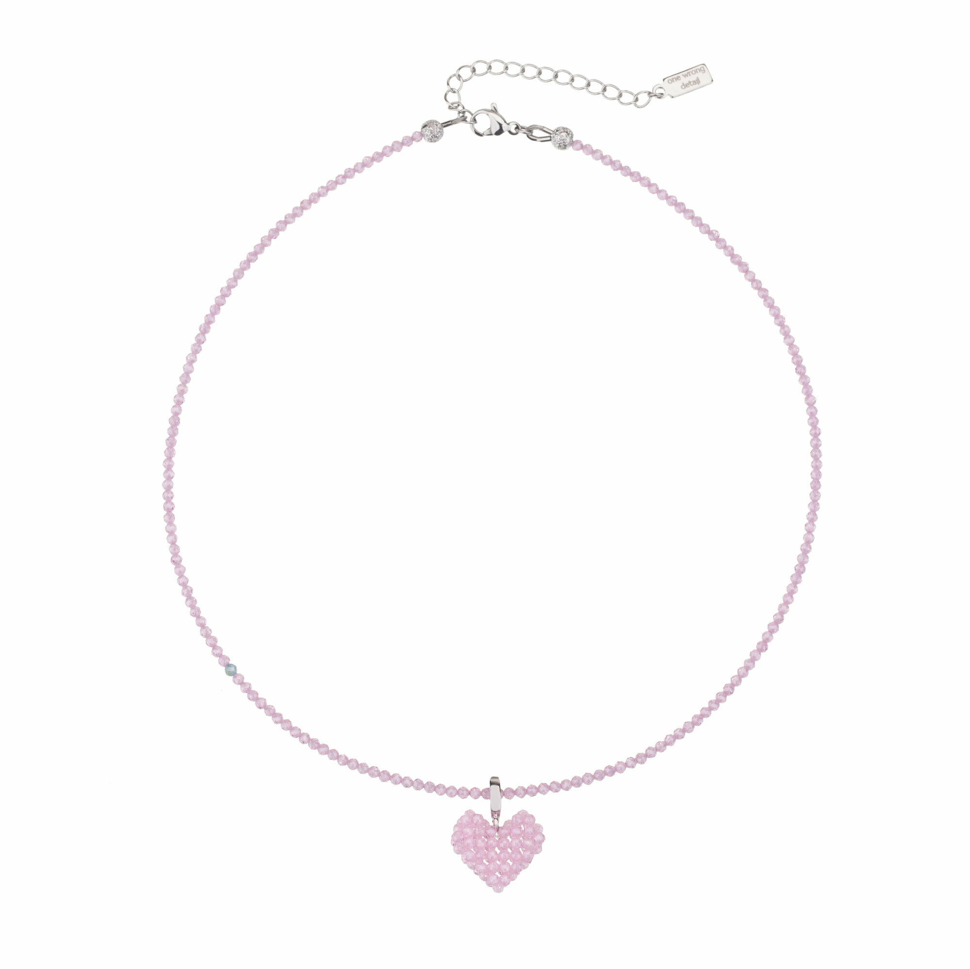 Чокер, фианит