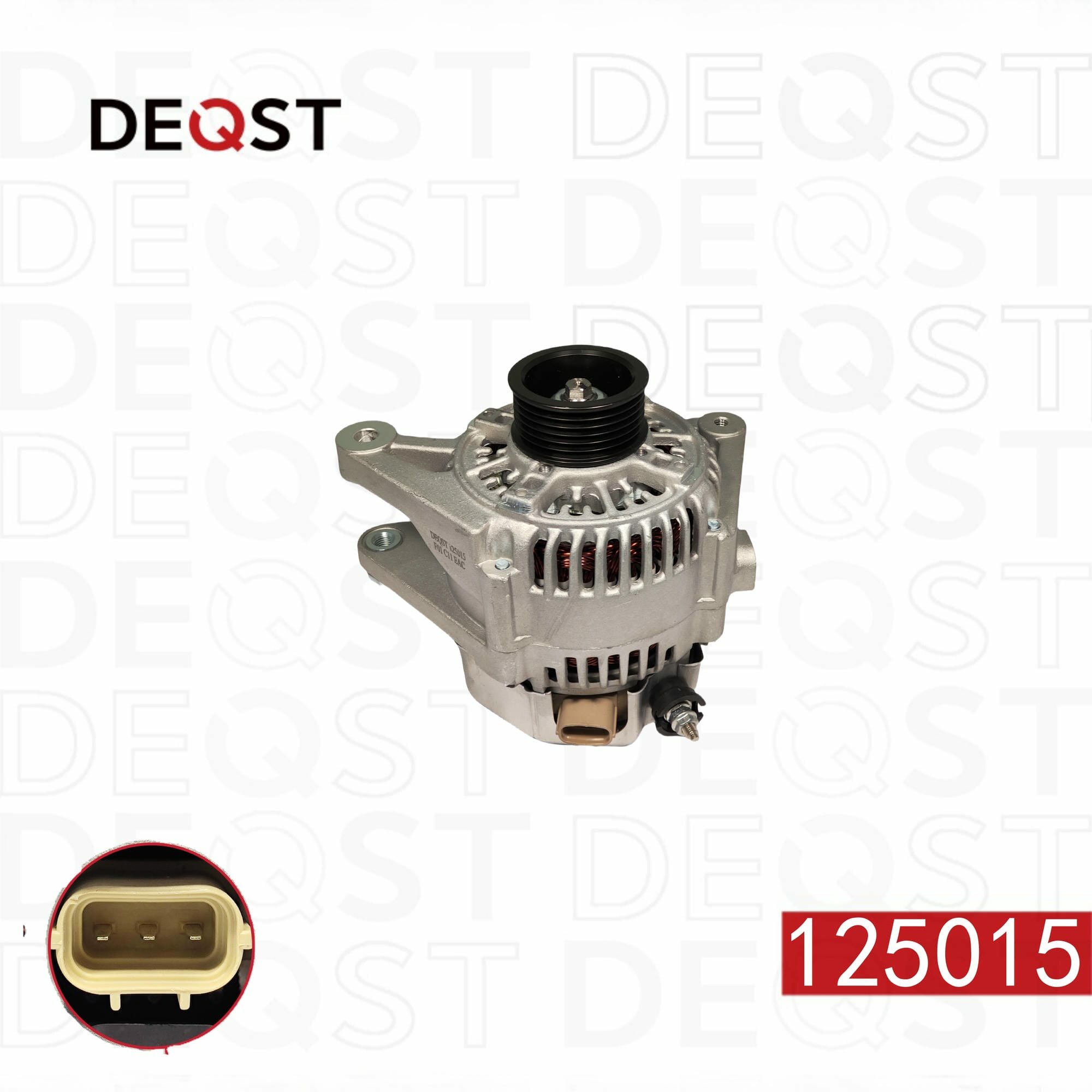 Генератор Deqst 125015 Toyota Corolla (_E12J хэтчбэк 01.02-12.06 1.6 VVT-1 14V 80A