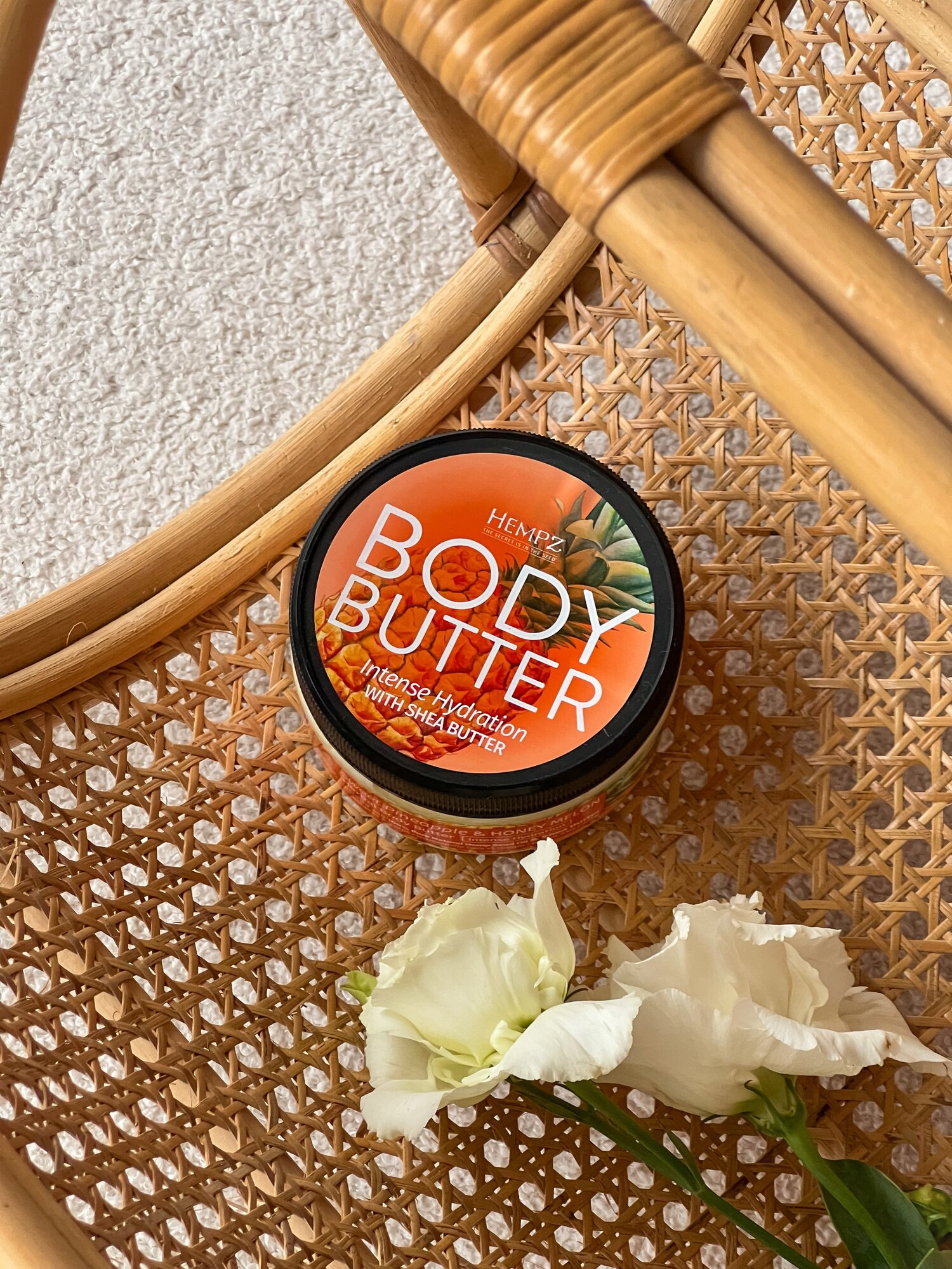 Hempz Крем для тела питательный Ананас и медовая дыня Sweet Pineapple & Honey Melon Herbal Body Butter