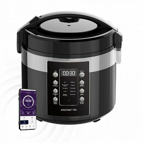 Мультиварка Polaris PMC 0528 Wi-FI IQ Home. Цвет: черный.
