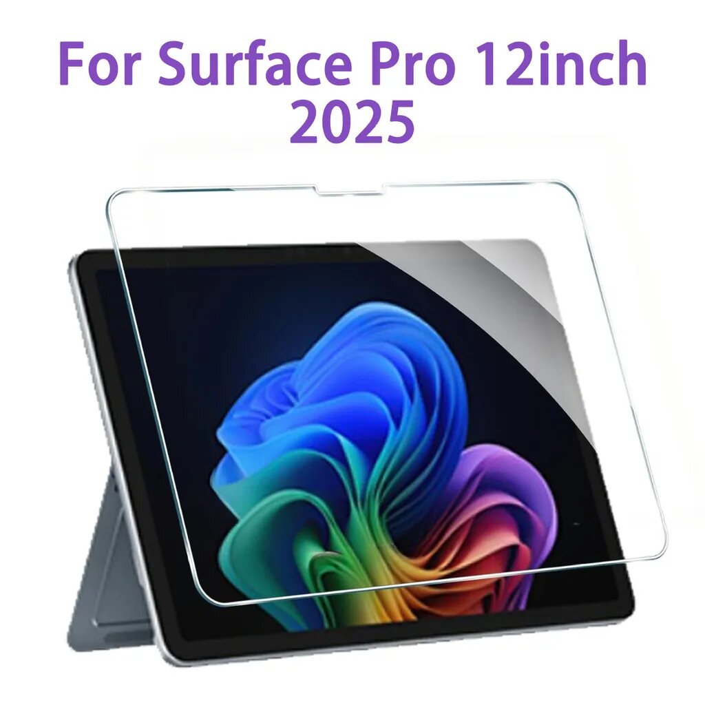 Для Microsoft Surface Pro 12 2025 Защитная пленка из закаленного стекла для Surface Pro 12 12 12 дюймов Прозрачная защитная пленка из полного стекла