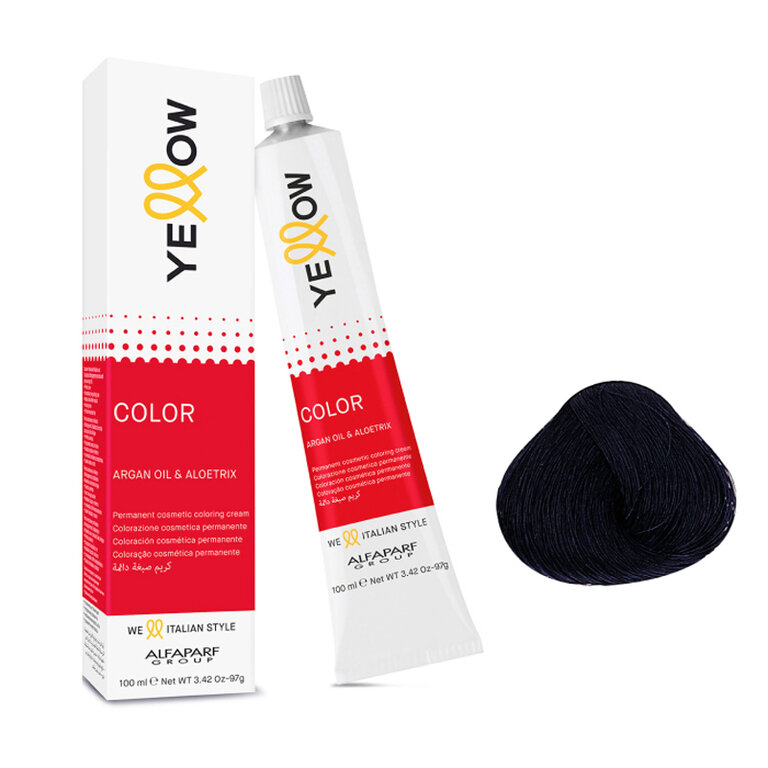 YELLOW PROFESSIONAL Ye Color Permanent Coloring Cream Ye Color Перманентная крем краска 1000 100 мл