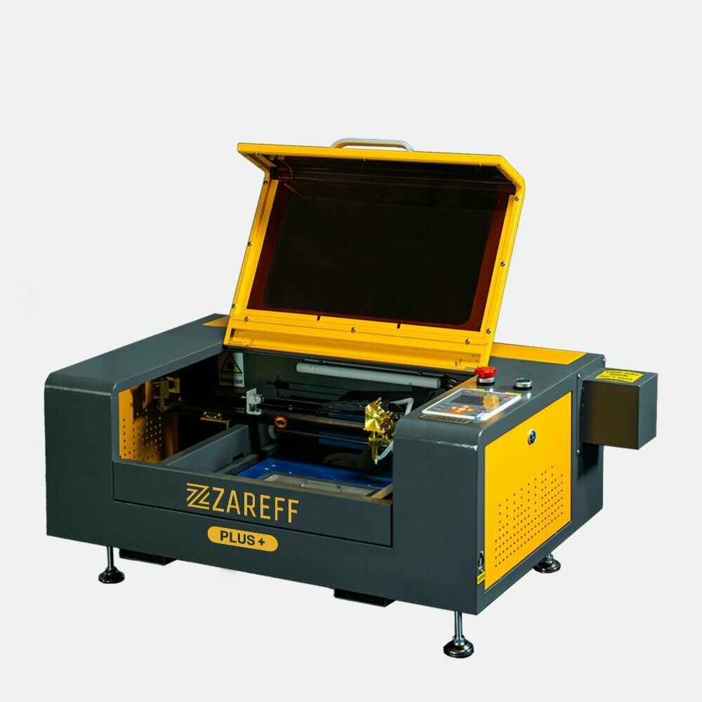 Лазерный CO2 станок с ЧПУ Zareff PLUS 3020 Ruida 300х200 мм 50W