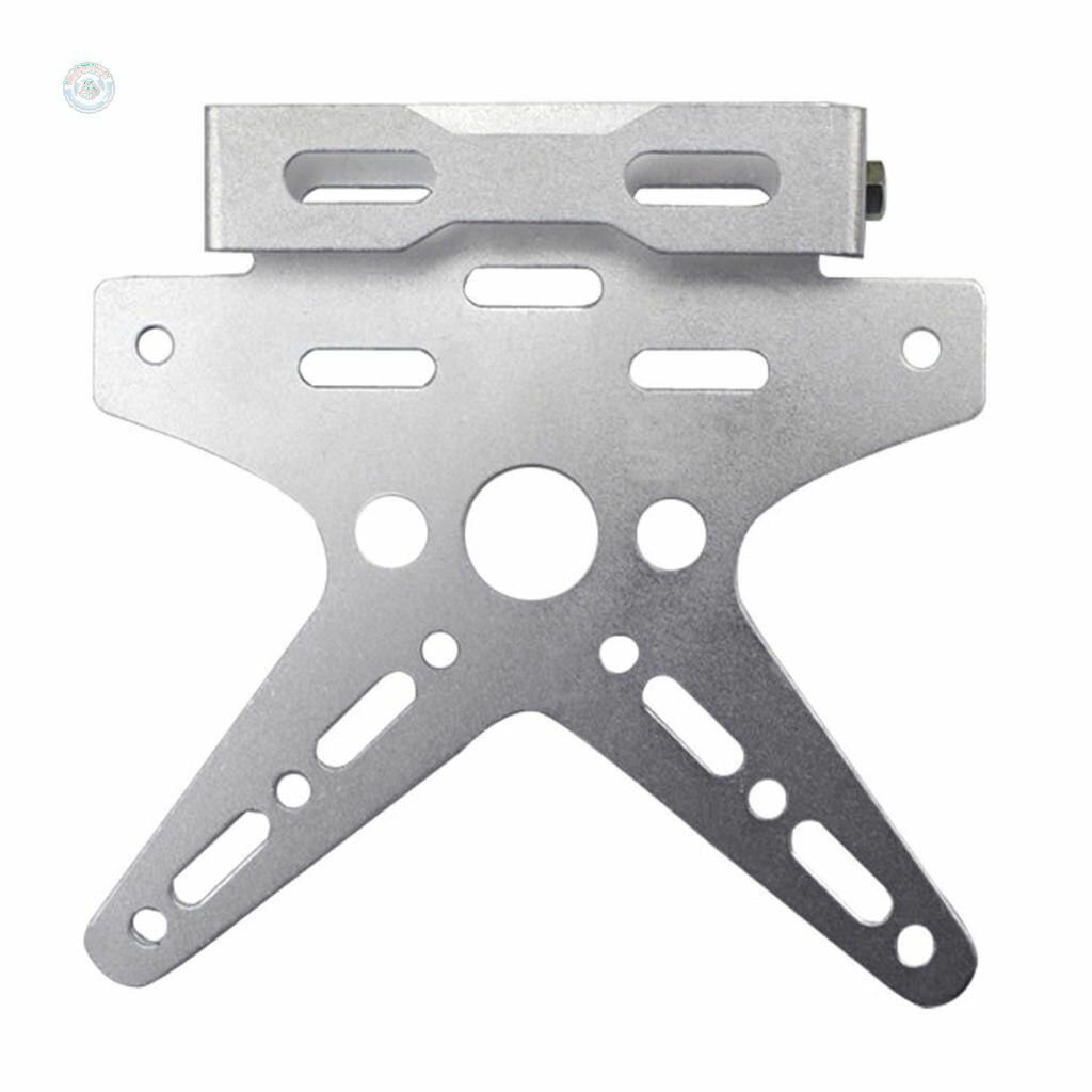 Универсальный держатель номерного знака для мотоцикла и электромобиля из алюминия с регулируемым углом наклона и защитой от кражи