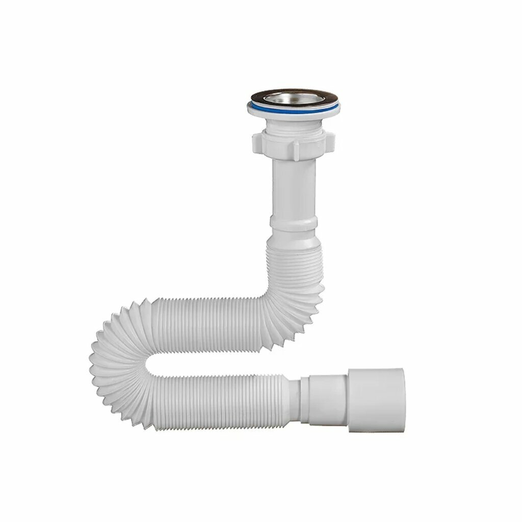 Сифон Orio А-3018 универсальный гофрированный 1 1/4", 40/50 мм, 850 мм