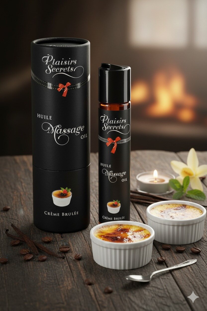 MASSAGE OIL CREME BRULEE 59ML Массажное масло Крем Брюле 59 мл