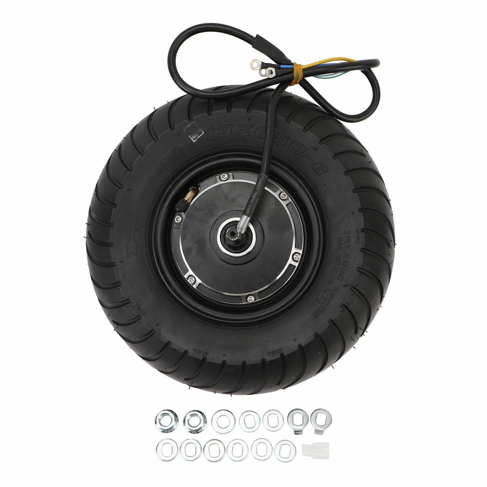 13" мотор-ступица 1500-3500Вт, 48-72В, двойной Холл, для мотоциклов/скутеров