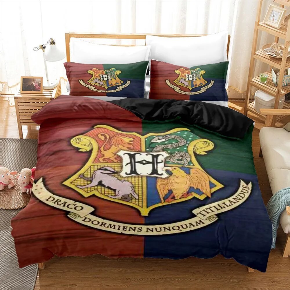 Комплект постельного белья, Полиэстер, Полуторный, наволочки 70x50