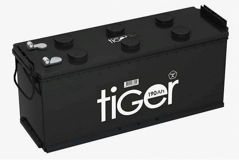 Аккумулятор автомобильный TIGER D5 190Ah 1200A ПП (513x223x223) D5 болт 513x223x223