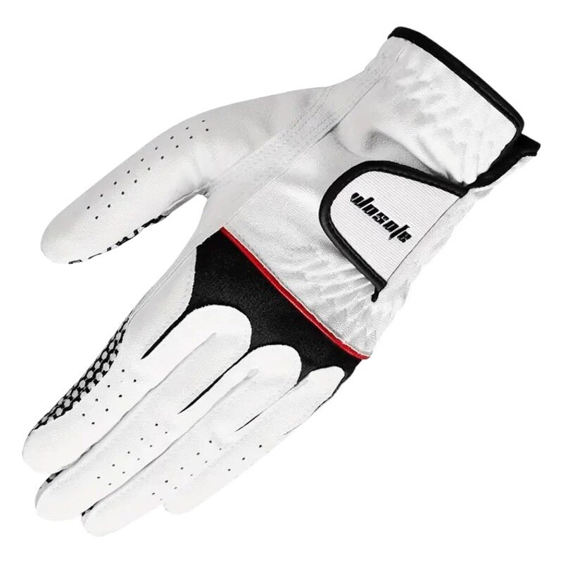 Перчатки для гольфа, мужские, ML (24#), искусственная кожа, нескользящее покрытие, левая рука