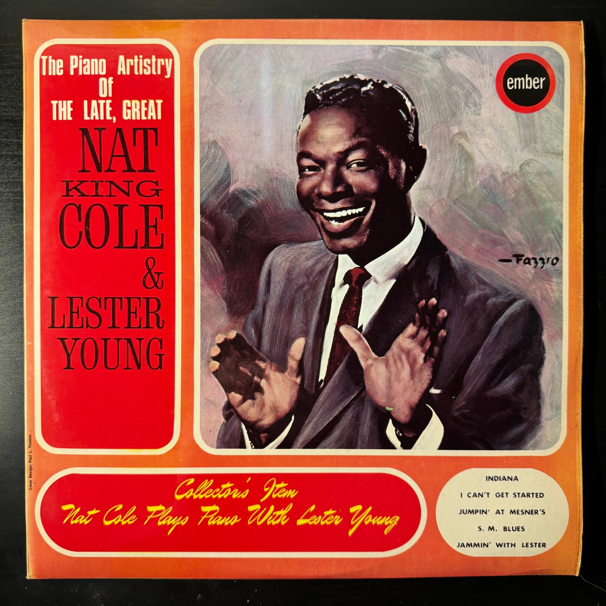 Виниловая пластинка Nat King Cole And Lester Young (Англия 1966г.)