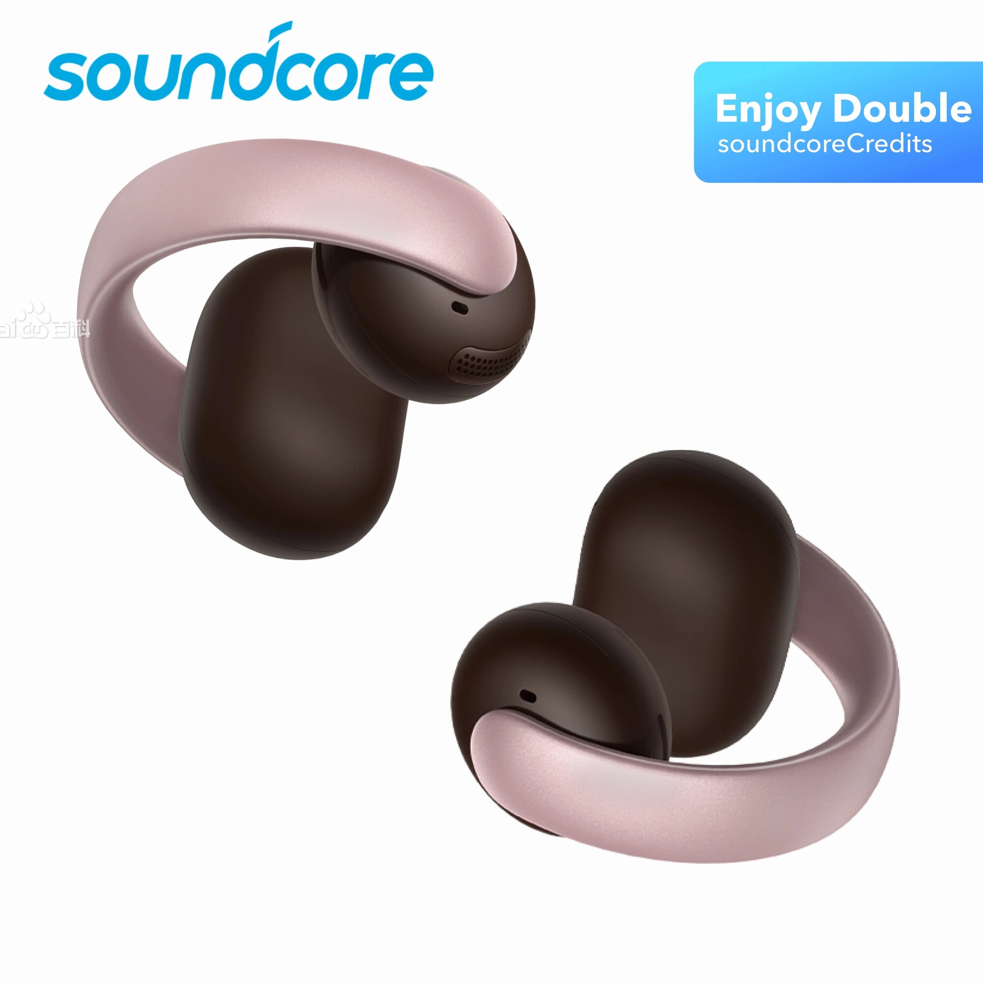 Soundcore AeroClip Open Ear Bluetooth наушники для спорта A3388 Pink