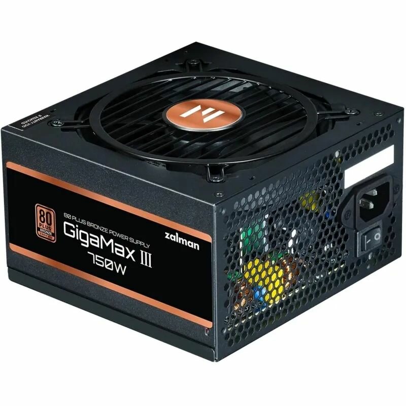 Блок питания Zalman ZM750-GV3, 750W, 80+ Bronze