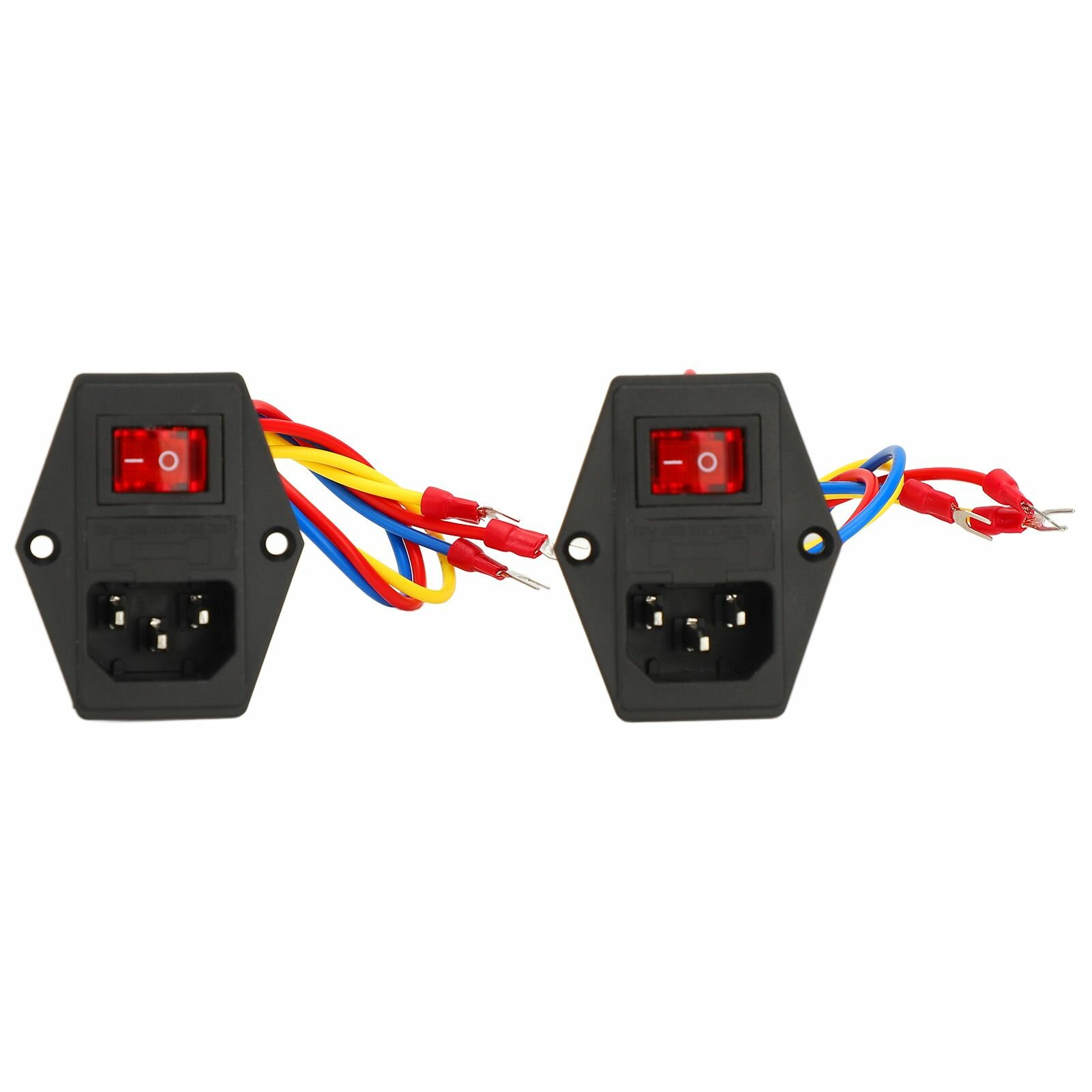 Выключатель питания корабельного типа, 6А 250В, с предохранителем, 2 шт.