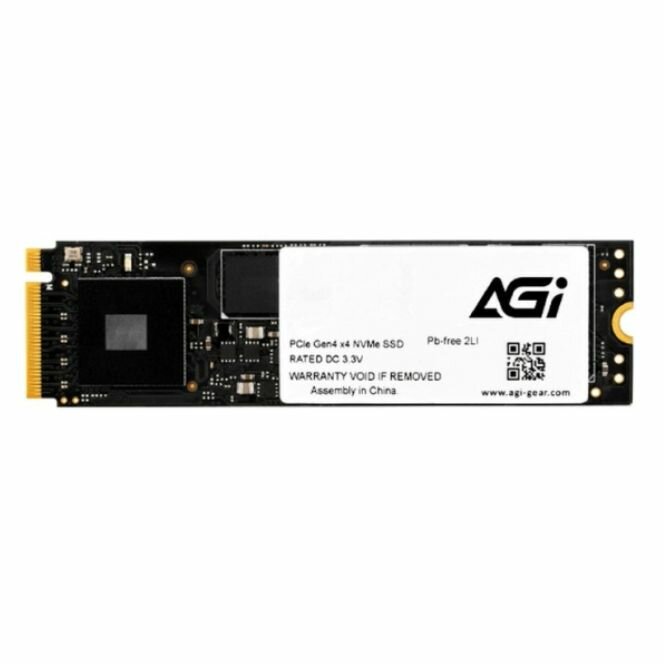 1 ТБ SSD M.2 накопитель AGI AI838 (AGI1T0G44AI838) - PCI-E 4.0, чтение - 7464 Мбайт/с, запись - 5515 Мбайт/с, 3D NAND