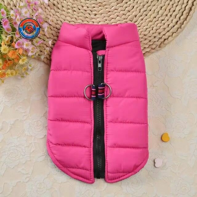 Одежда для собак и кошек, тёплый комбинезон-куртка на липучке для прогулок — защита от холода и ветра для питомцев