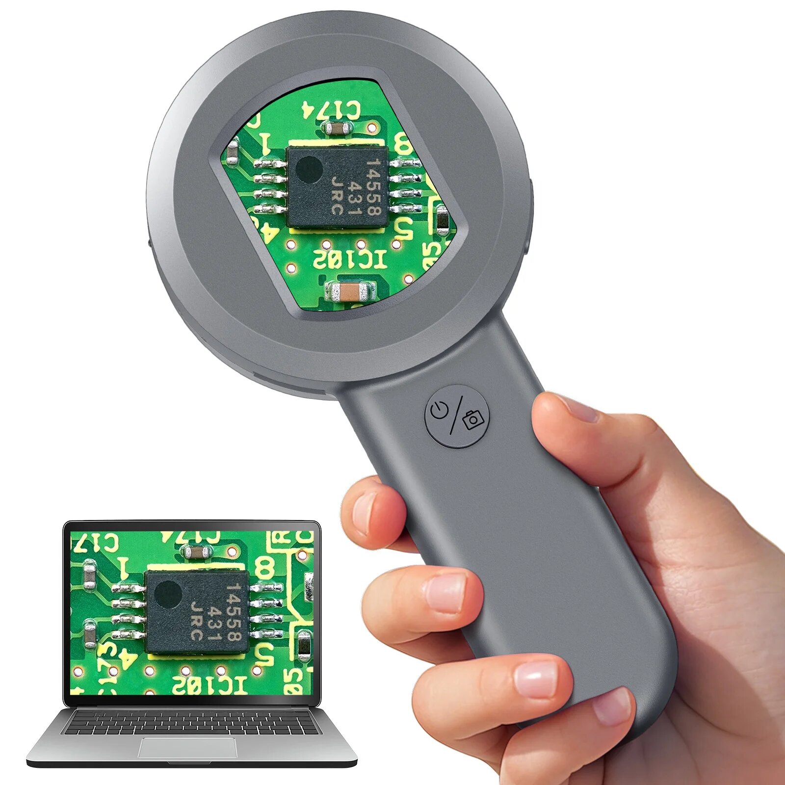 Цифровой Микроскоп С Увеличением 1000X И USB-ручным Lupa Для Ремонта Монет, Печатных Плат И Коллекционеров, Портативный