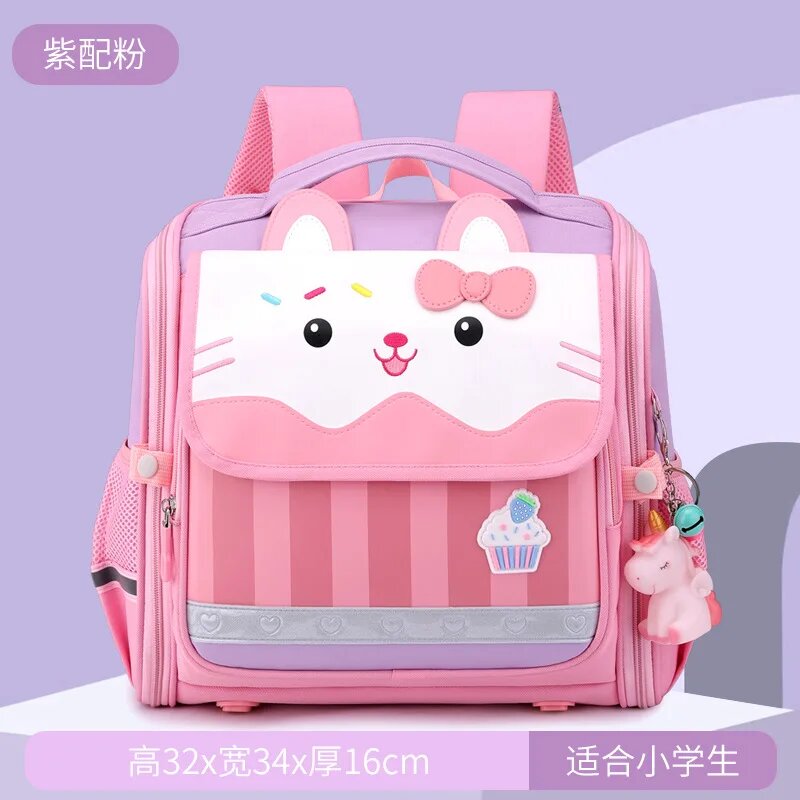 Детский рюкзак, детские школьные сумки, ортопедический школьный рюкзак для девочек и мальчиков, водонепроницаемая школьная сумка для начальной школы, сумка для книг Mochila Infanti, Розовый, Мужской