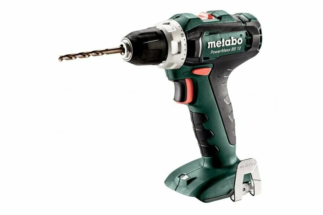 Аккумуляторная дрель-шуруповерт Metabo PowerMaxx BS 12V, без АКБ и ЗУ