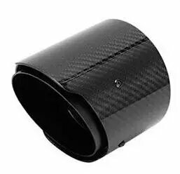 Автомобильная выхлопная система из углеродного волокна, глушитель, наконечник трубы, черные глушители из нержавеющей стали, украшения для Suzuki Swift 2018 2019 2020, B, OEM