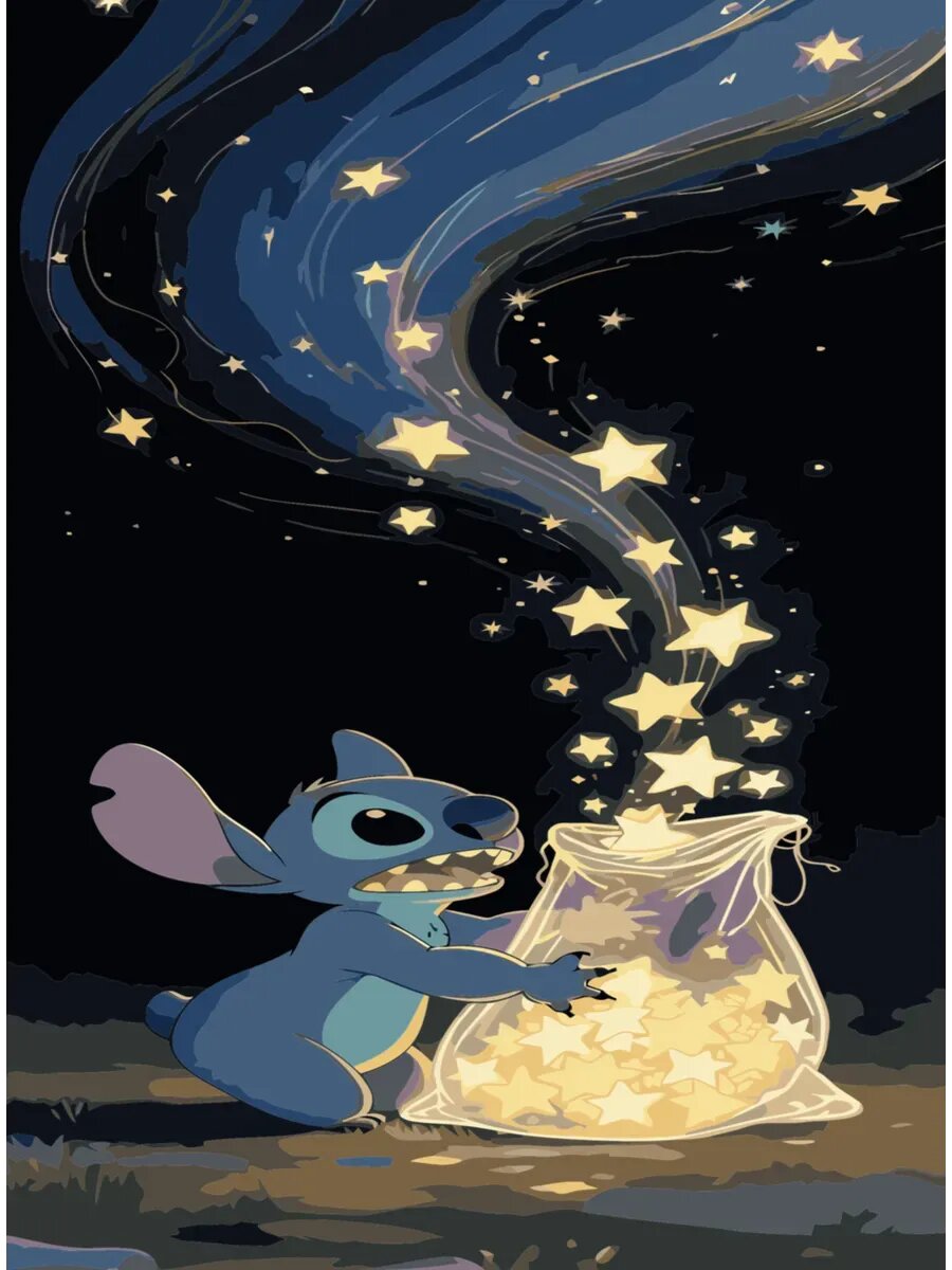 Картина по номерам стич