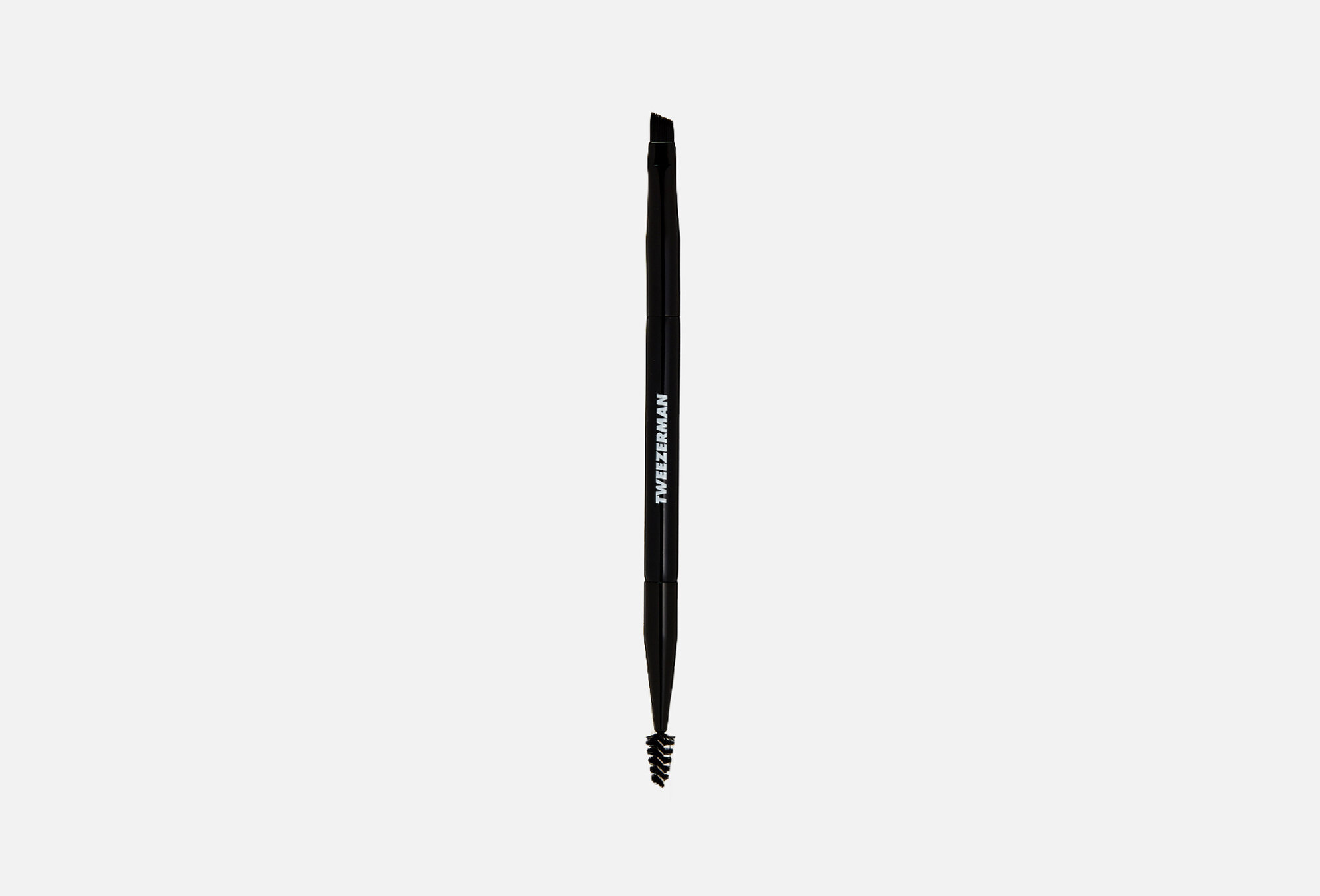 Двухсторонняя скошенная кисть для бровей TWEEZERMAN Angled brow brush