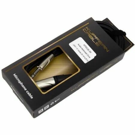 Шнур Jack-XLR (папа) KUPFERN KFMC09 3M