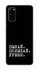 Чехол на Samsung Galaxy S20 / Самсунг Гэлакси S20 с принтом "Пылай и греши"