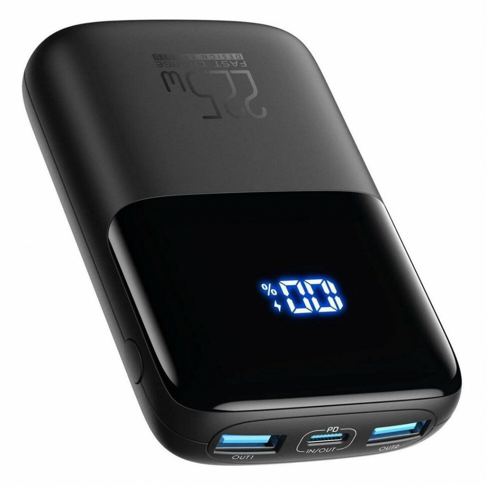 Внешний аккумулятор INIU B61 Portable Charger USB-C Power Bank 10000mAh 22.5W (BI-B61) Black