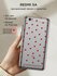 Чехол на Xiaomi Redmi 5A / Сяоми Редми 5а с принтом "Red hearts", прозрачный