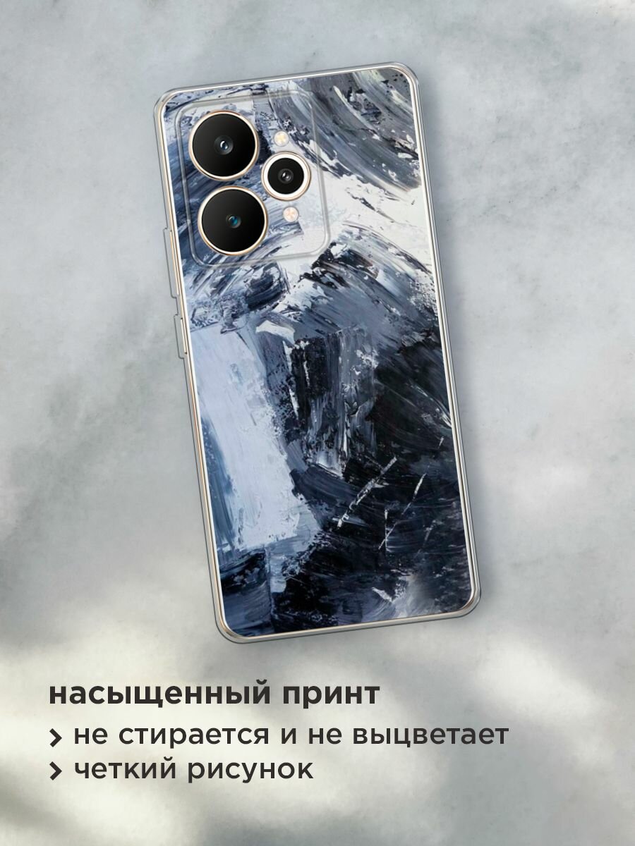 Чехол на Realme 15 / Реалми 15 с принтом "Абстракция живопись" — фото 1
