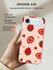 Чехол на Apple iPhone Air / Айфон Айр с принтом "Heart strawberries 1 - 14 февра...