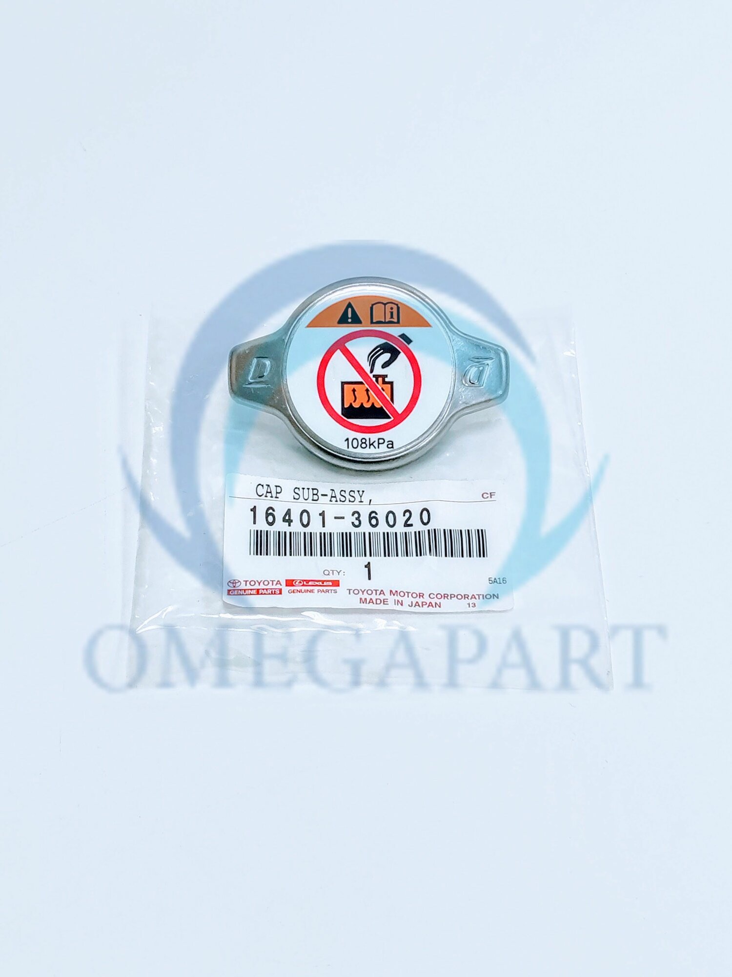 Крышка радиатора, Toyota 1640136020
